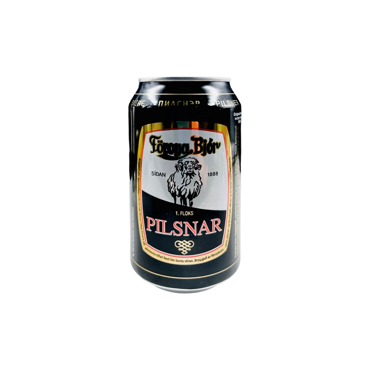 FÖROYA BJÓR Pilsnar 33 cl / 4,6 % – Ice Food